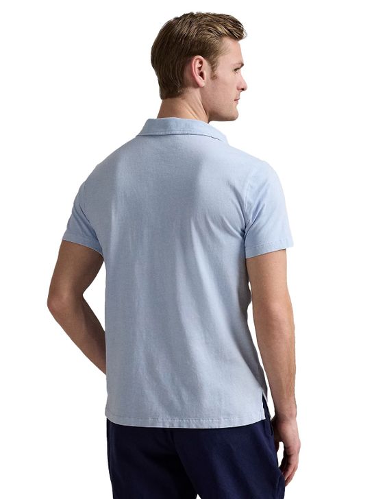 On sale Polo Shirt Polo Ralph Lauren Pocket Light Blue | VeltroniUomo ...