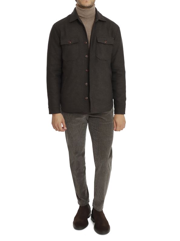 On sale Overshirt Bl'ker Hunter Brown | VeltroniUomo - The online men's ...
