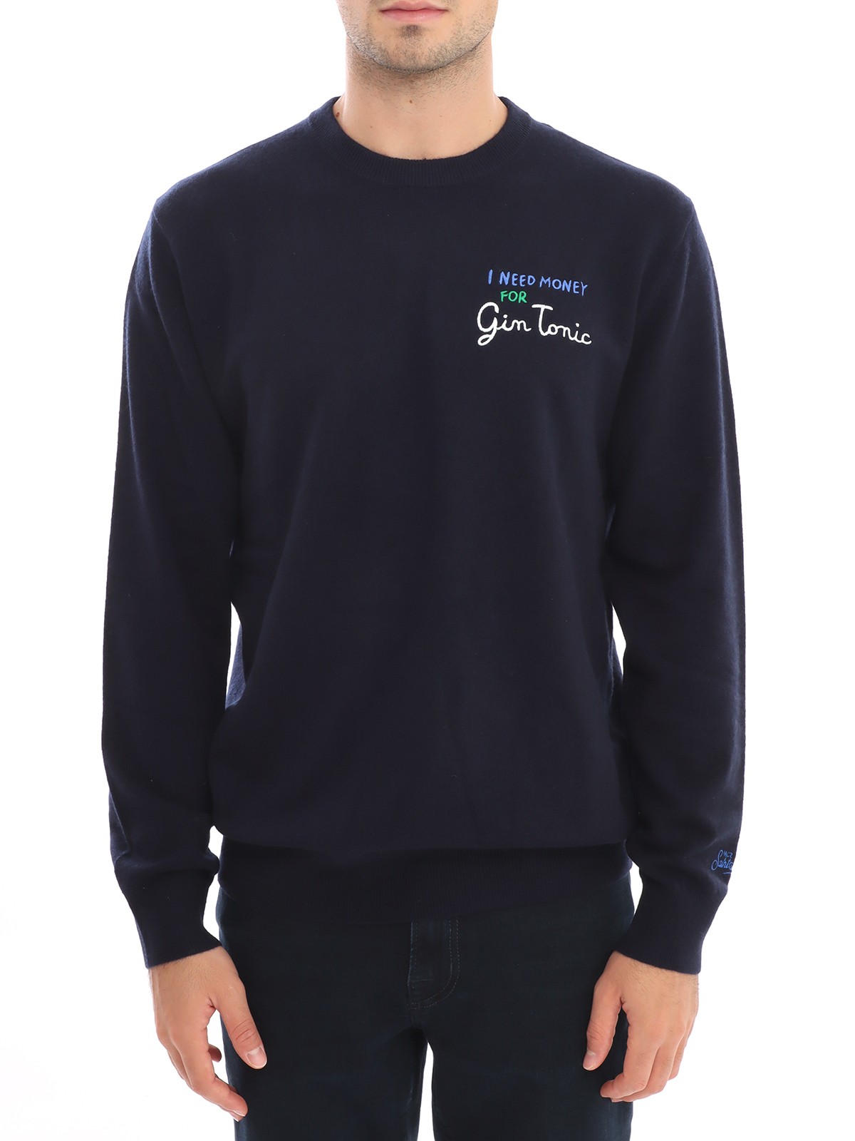 Mc2 Saint Barth Maglia MC2 Saint Barth Blu offerte | Abbigliamento